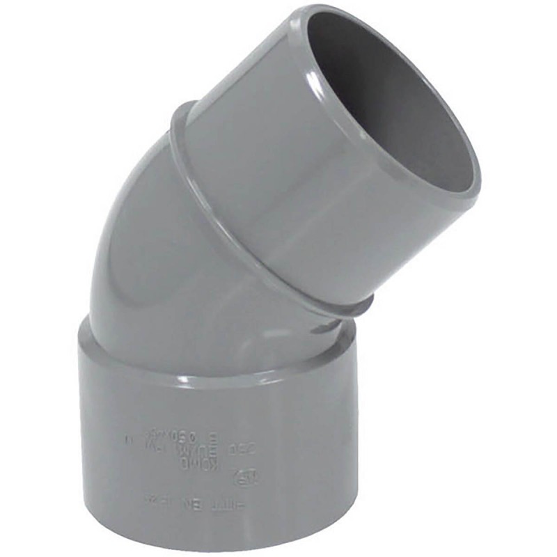 Coude PVC 45° MF 50mm