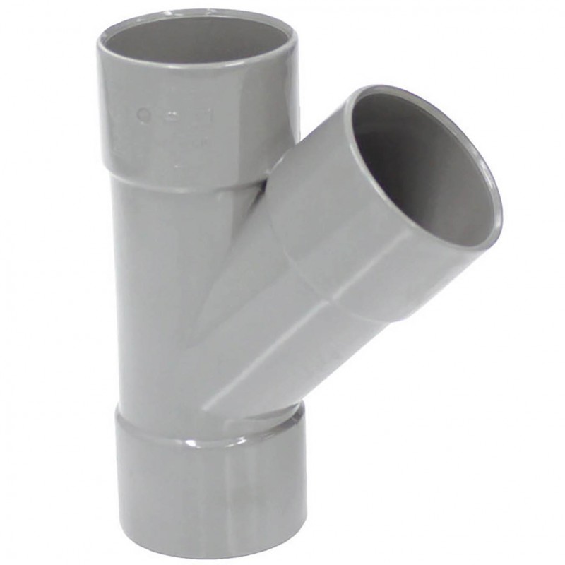 Y PVC 45° FFF 40mm